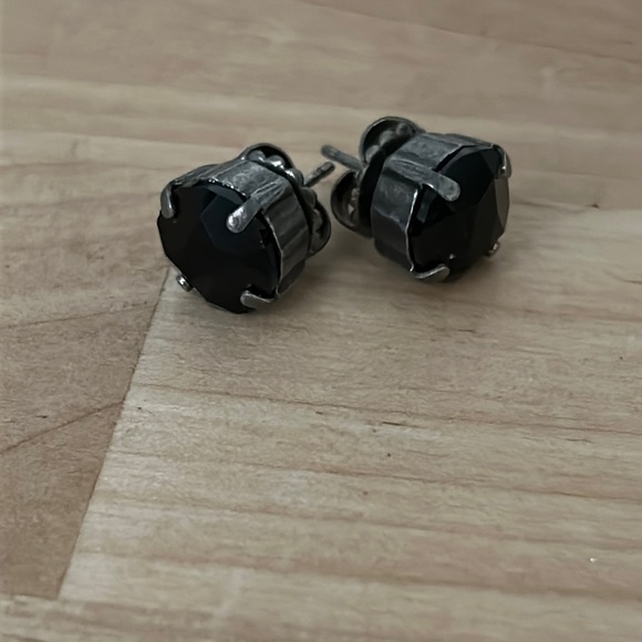 Sabika | Jewelry | Sabika Black Studded Earrings | Poshmark